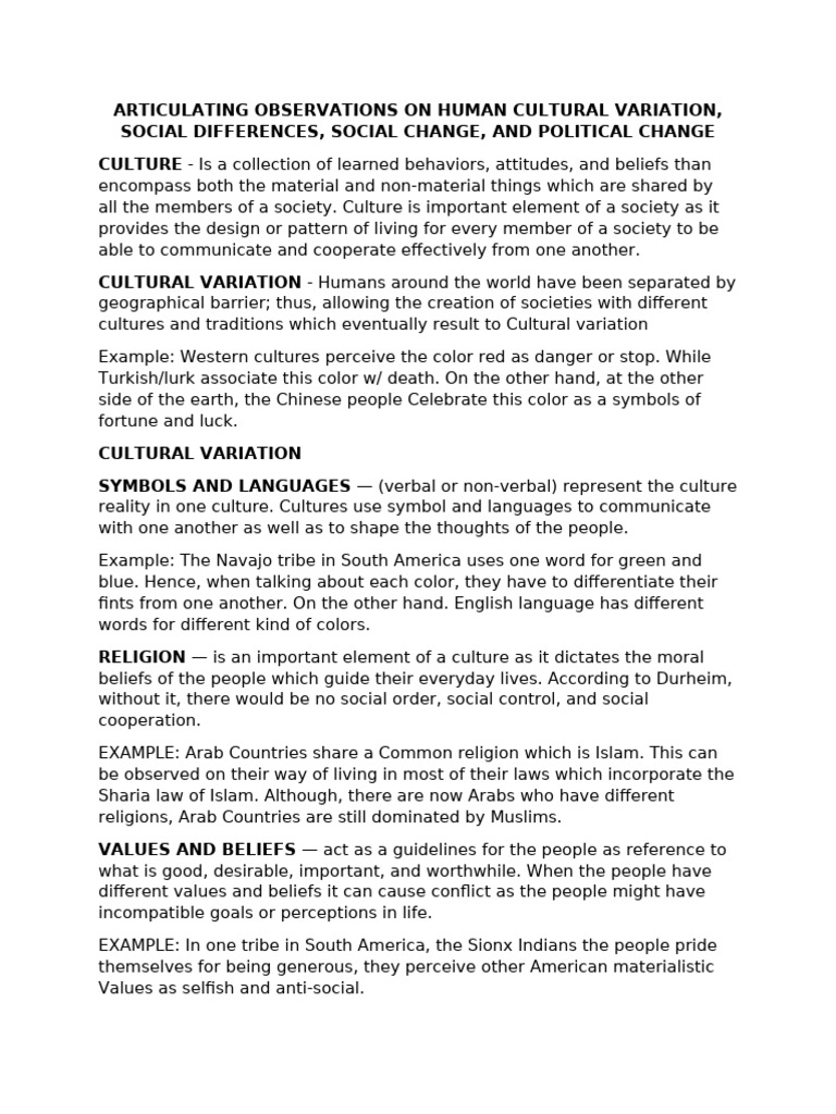 Understanding Culture Society and Politics | PDF | Identity (Social ...