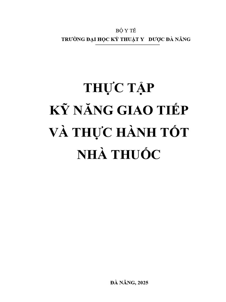 Thuc Tap KNGT 2025 | PDF