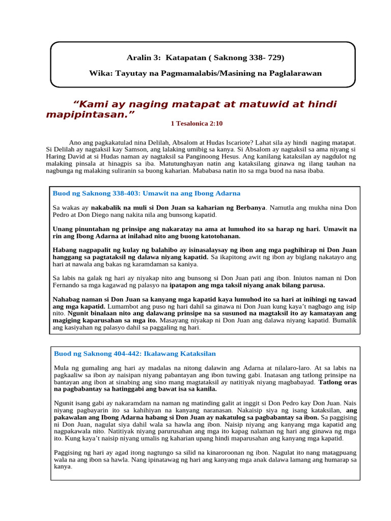 SAKNONG 338-729 | PDF