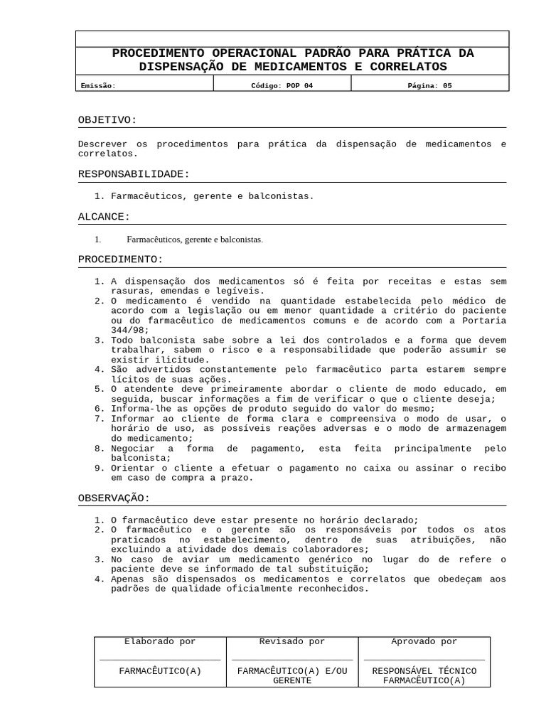 Dispensação de Medicamentos e Correlatos | PDF | Farmacêutico
