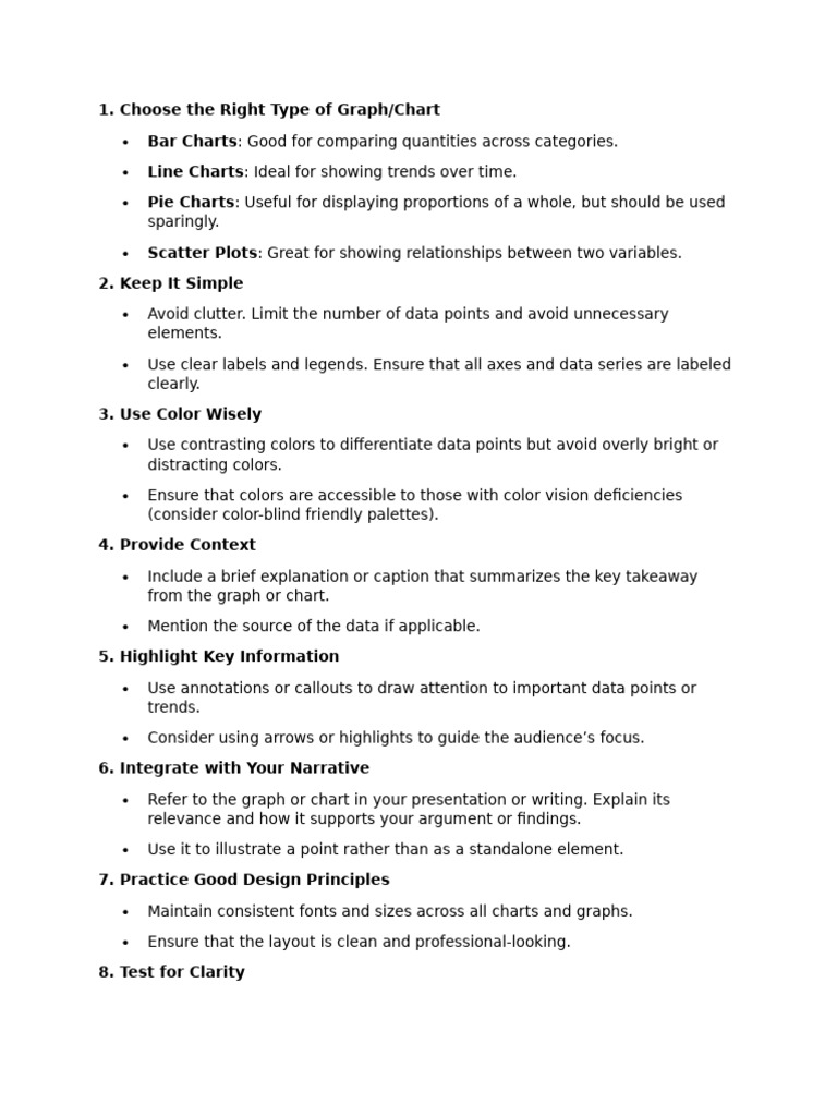 How To Use Graph and Chart Effectively | PDF | Chart | Infographics