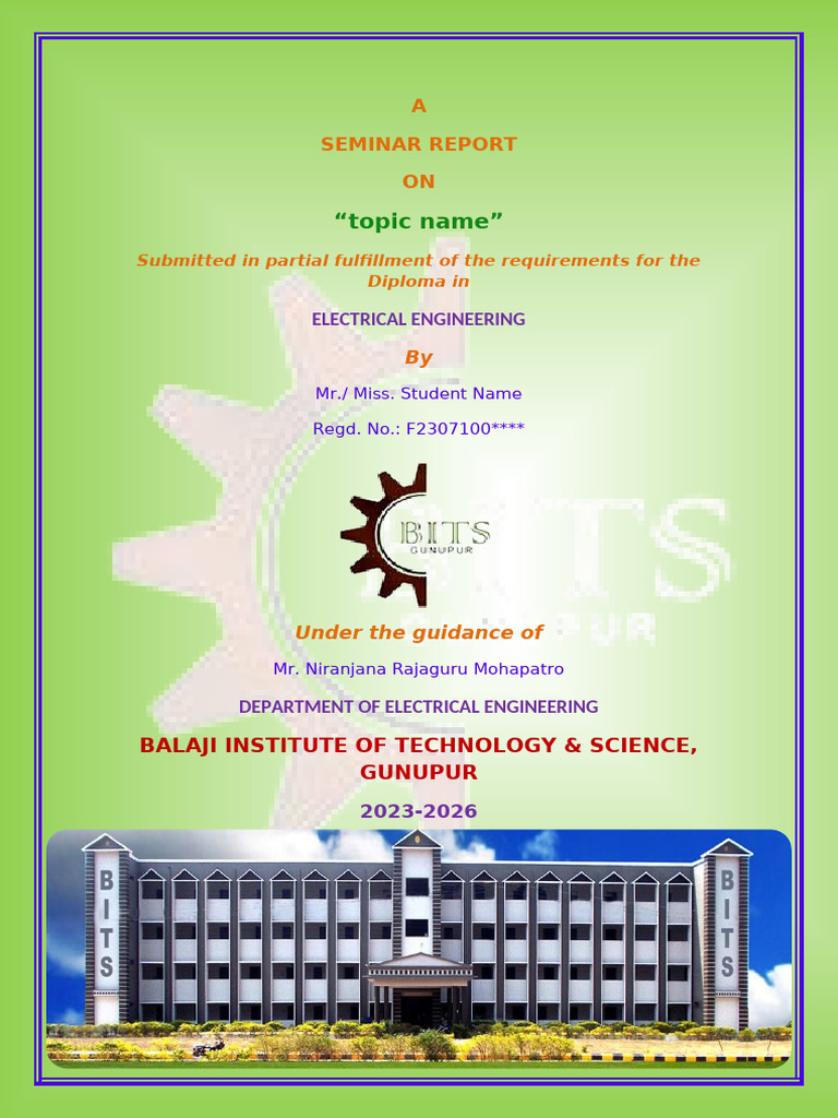 Seminar Report | PDF