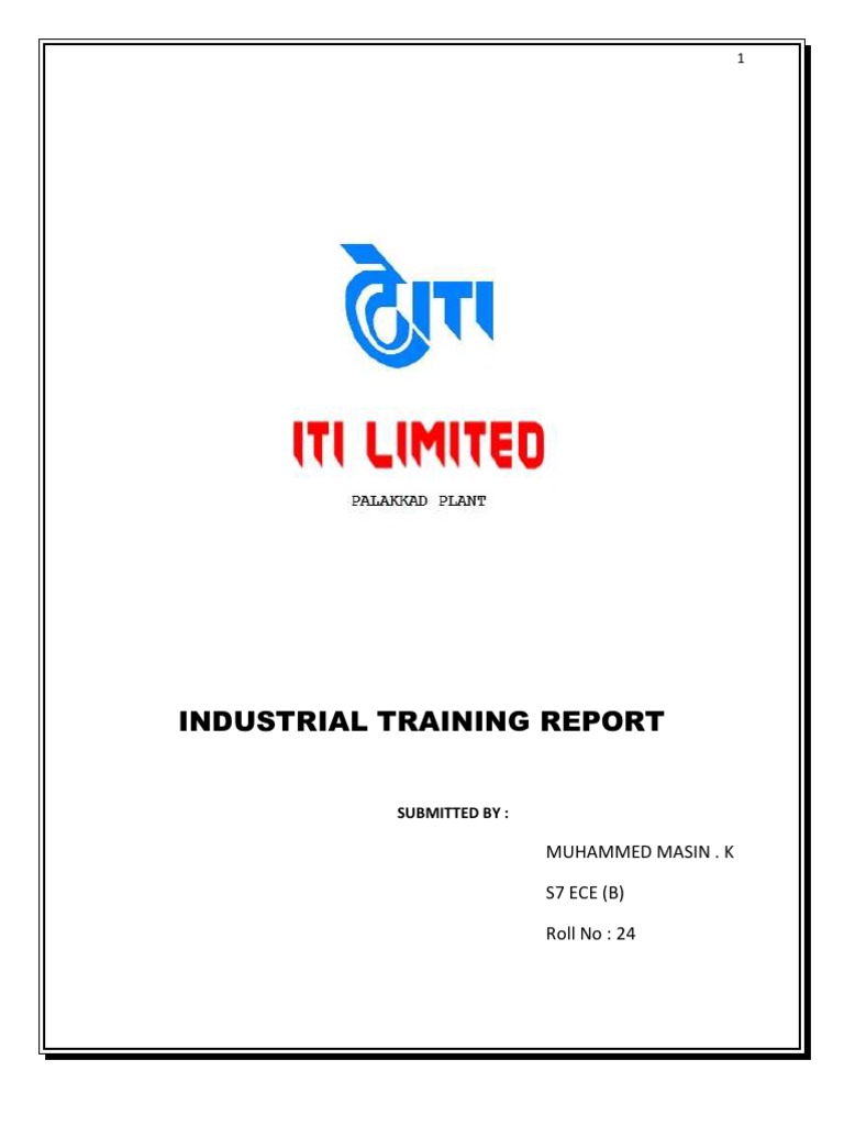 ITI Internship Opportunities in Palakkad | PDF | Printed Circuit Board ...