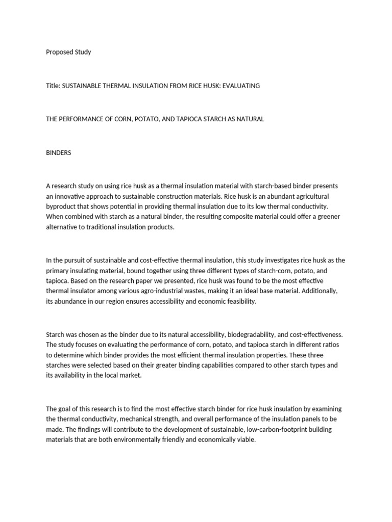 Proposed Study WPS Office | PDF