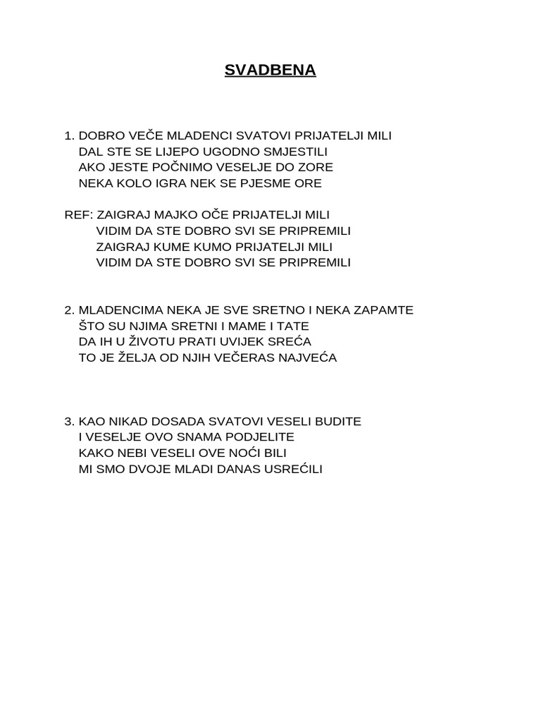 Svadbena Biseri | PDF