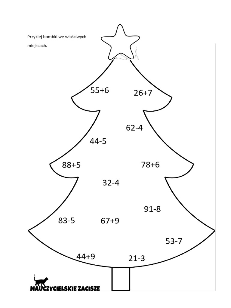 Choinka Matematyczna Nauczycielskie Zacisze | PDF