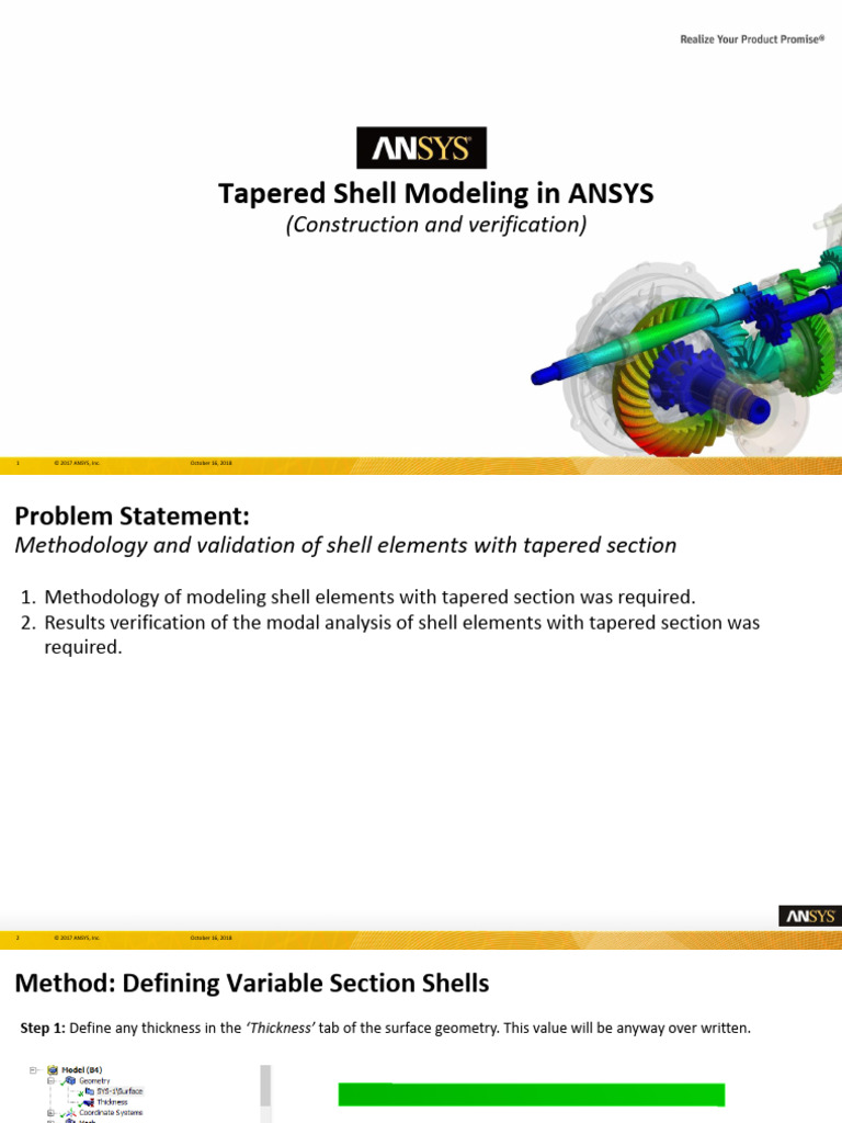 Tapered Shell Verification | PDF | Applied Mathematics