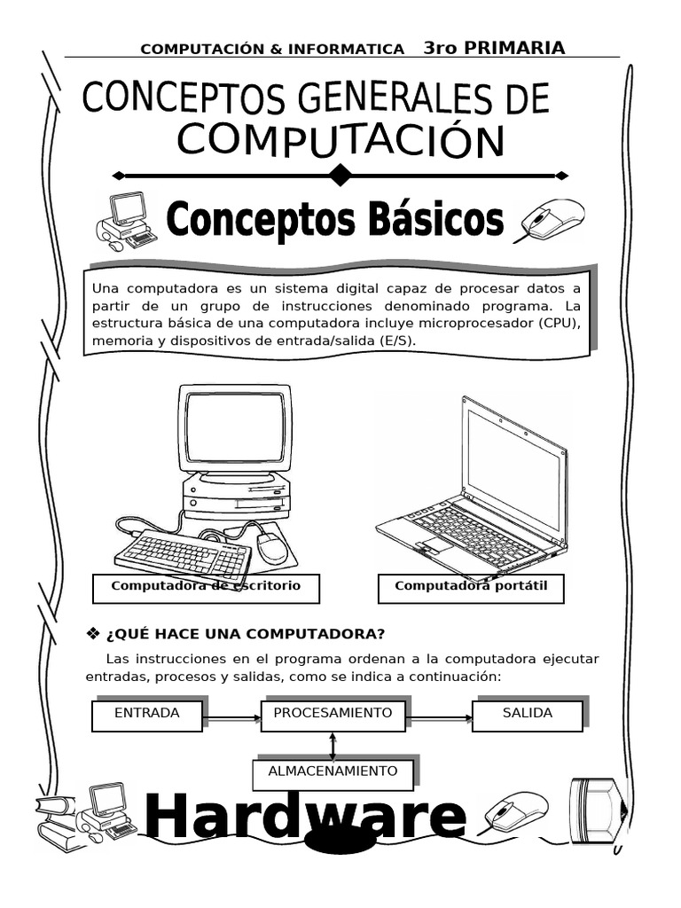 3º Computación | PDF | Poco | Byte