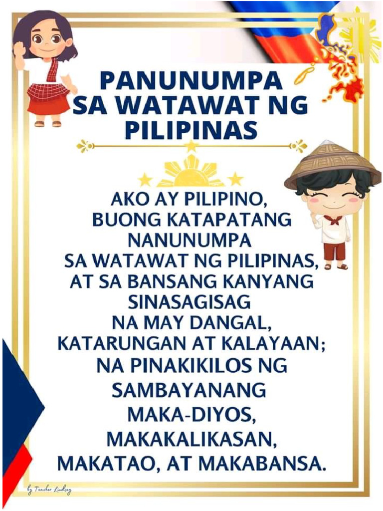 1.7 Panatang Makabayan | PDF