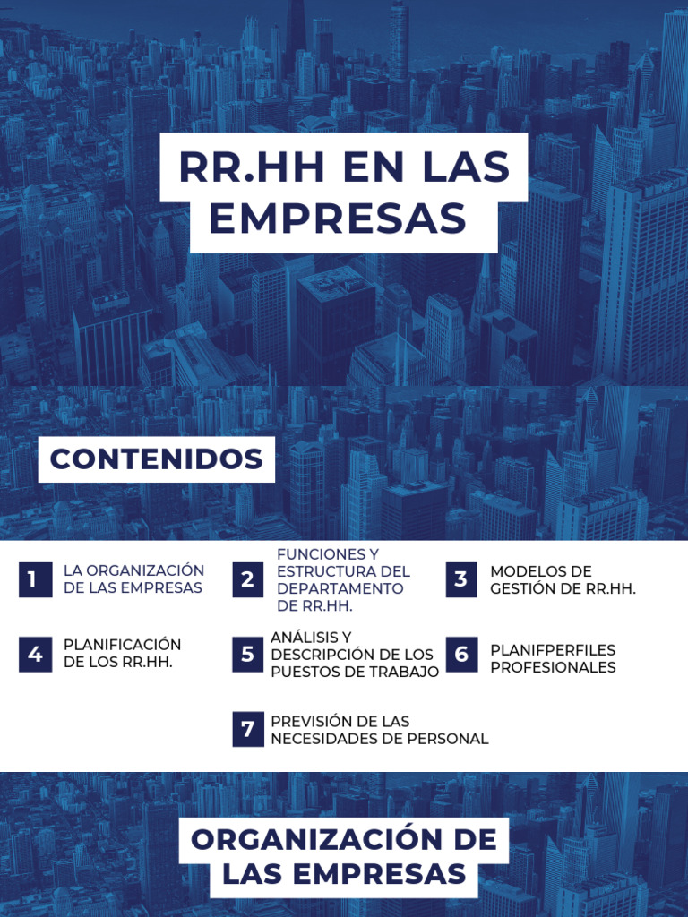 Presentación de Negocio para Empresas Servicios Simple Profesional Azul y Blanco | PDF ...