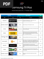 Xumo Channel Lineup Overview | PDF | Nbc | Entertainment