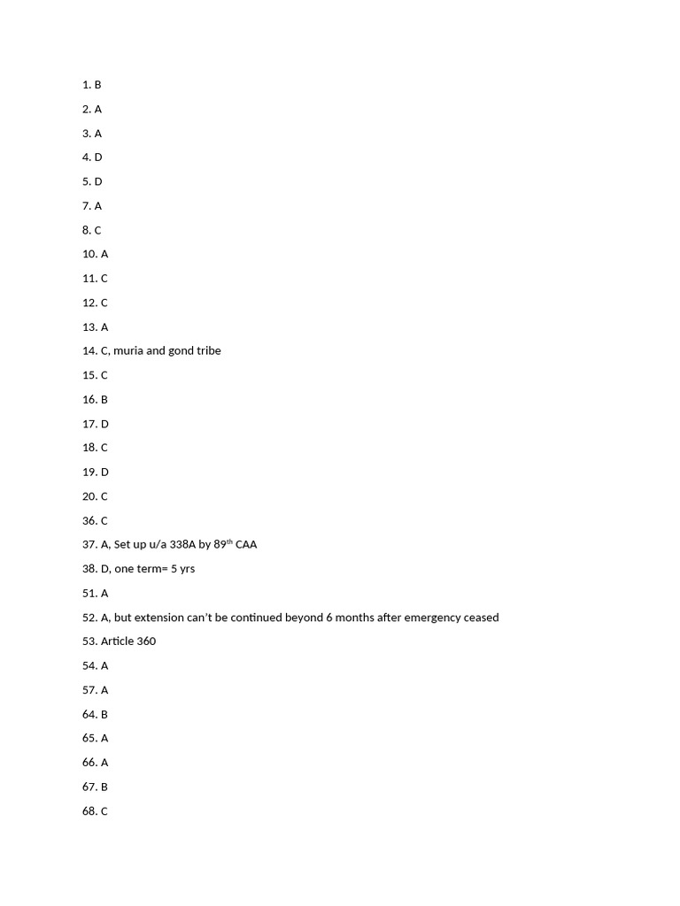 Law CGPSC 2022 | PDF