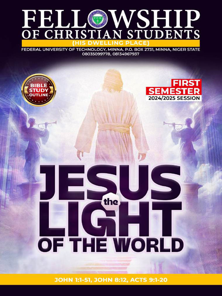 FIRST SEMESTER BIBLE STUDY OUTLINE_I_SEE_JESUS | PDF | Disciple ...