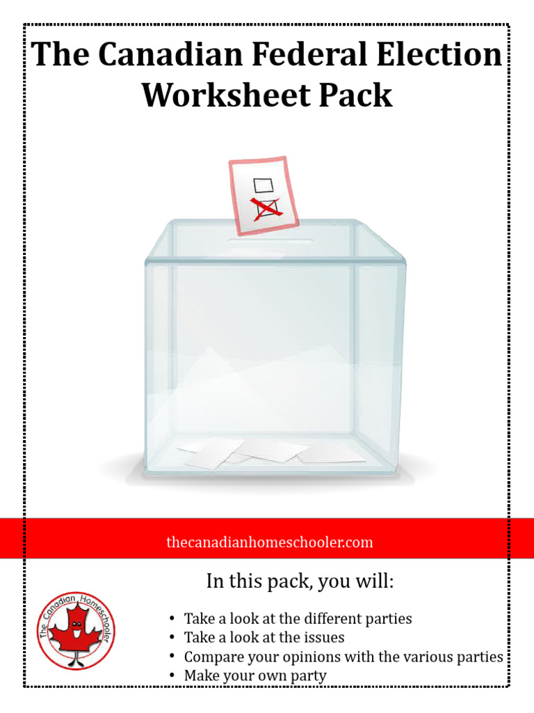Canadian Federal Paries Pack | PDF | Government | Elections