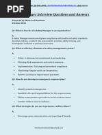 101 Safety Officer Interview Questions With Detailed Sample Answers ...