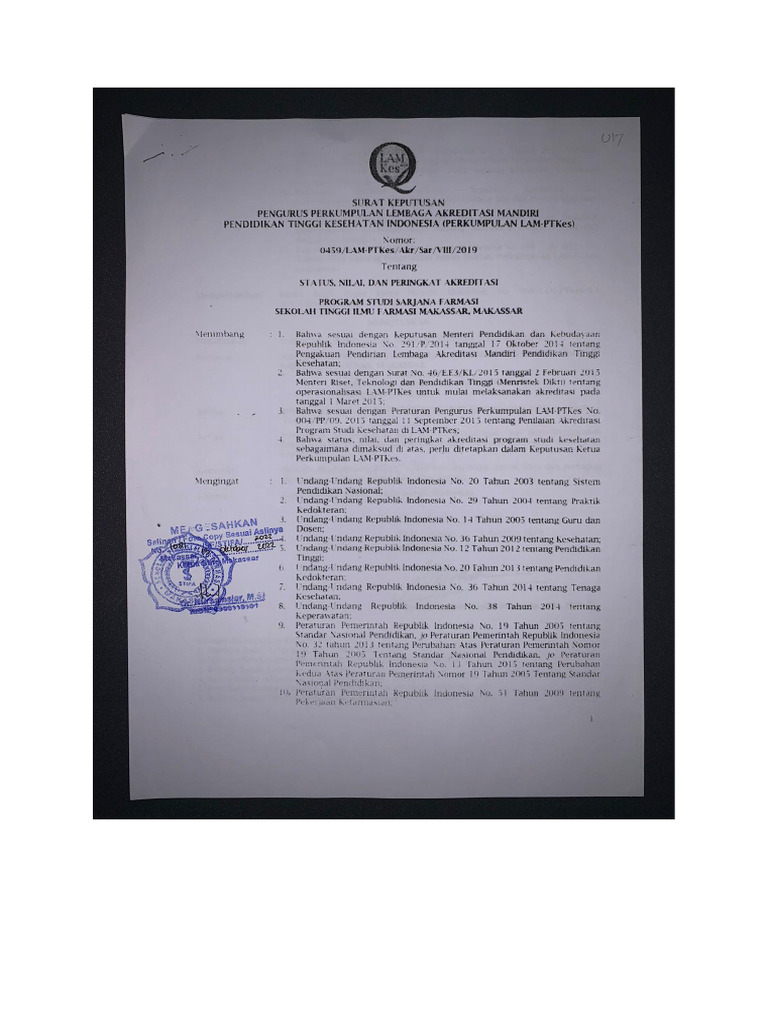 Akreditasi Program Studi | PDF