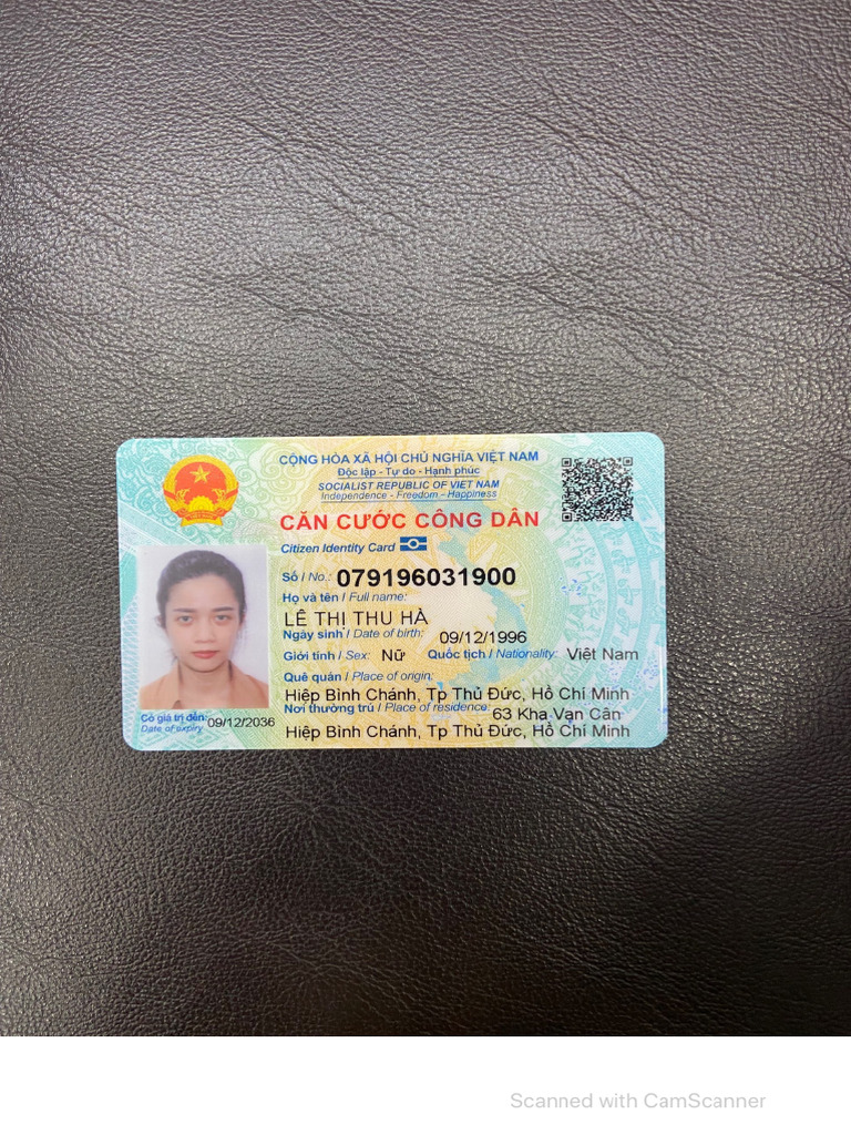 622600-CCCD-LÊ THỊ THU HÀ | PDF
