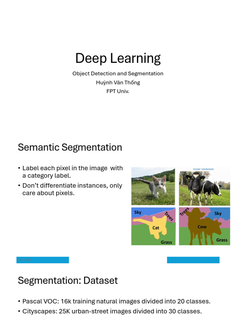 5 Object Detection And Segmentation Part 2 Pdf Image