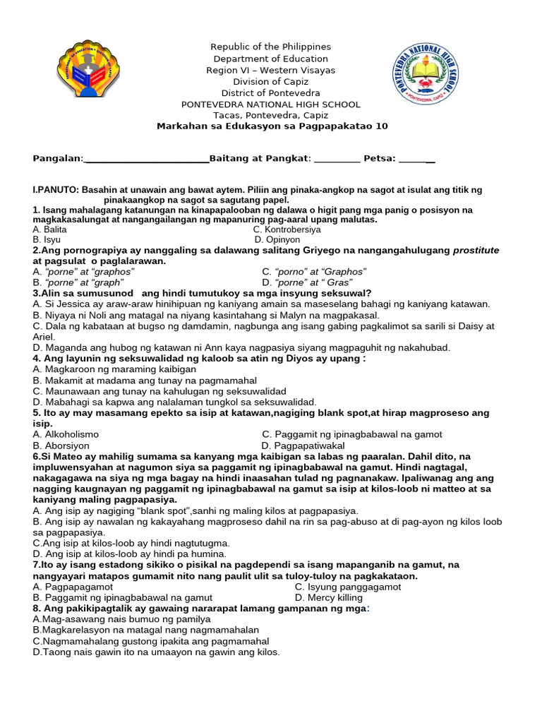 Esp 10 Pre Final | PDF