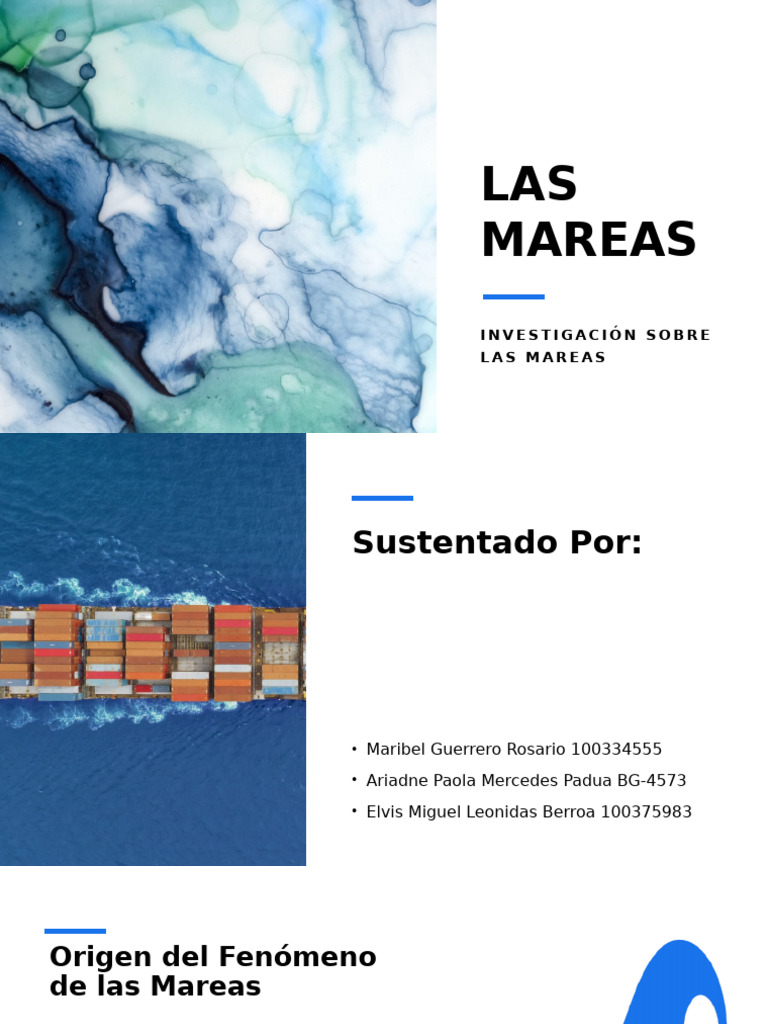 Investigación Sobre Las Mareas | PDF | Marea | Mar