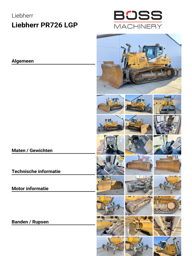 Liebherr PR726 LGP Dozer Specs | PDF