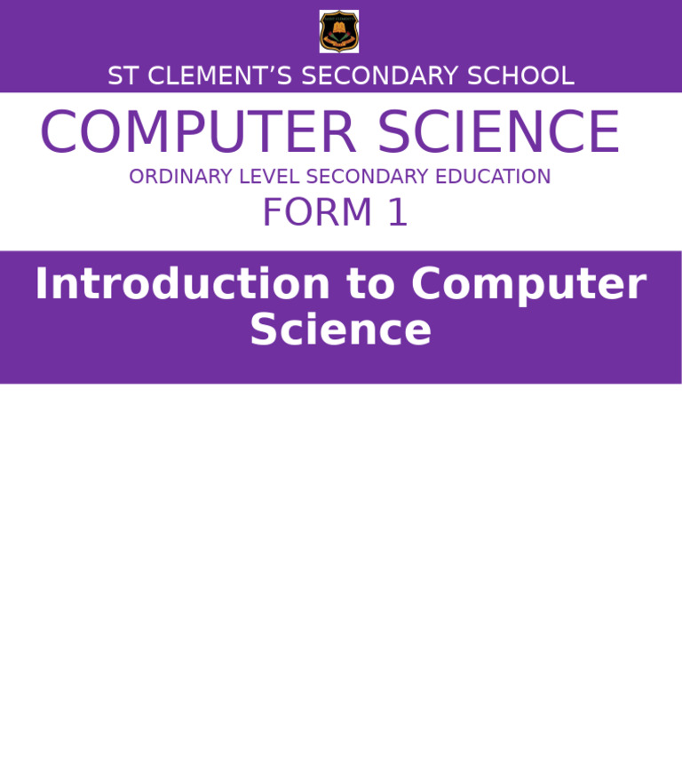 Introduction To Computer Science f1 | PDF