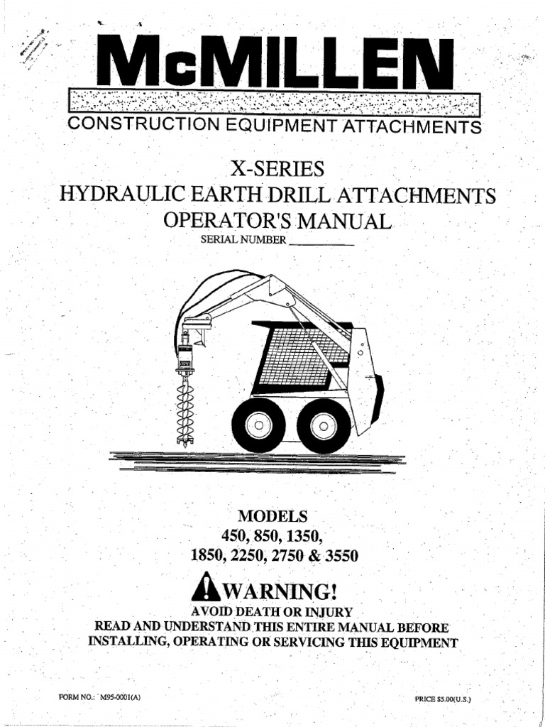 Old X Series Auger 450 850 1350 1850 2250 2750 3550 | PDF
