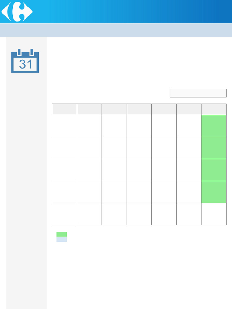 Horario Laboral Carrefour Santander 2023 | PDF