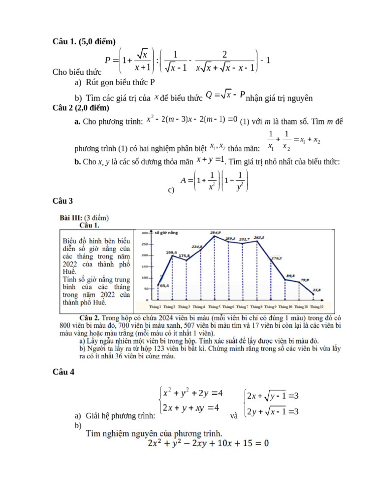 ĐỀ HSG 1- HS | PDF