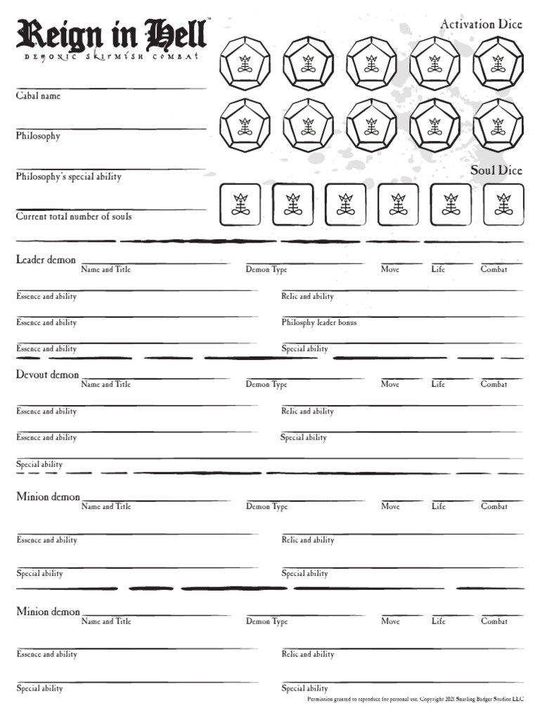 Feuille Reign-in-Hell | PDF | Religious Belief And Doctrine