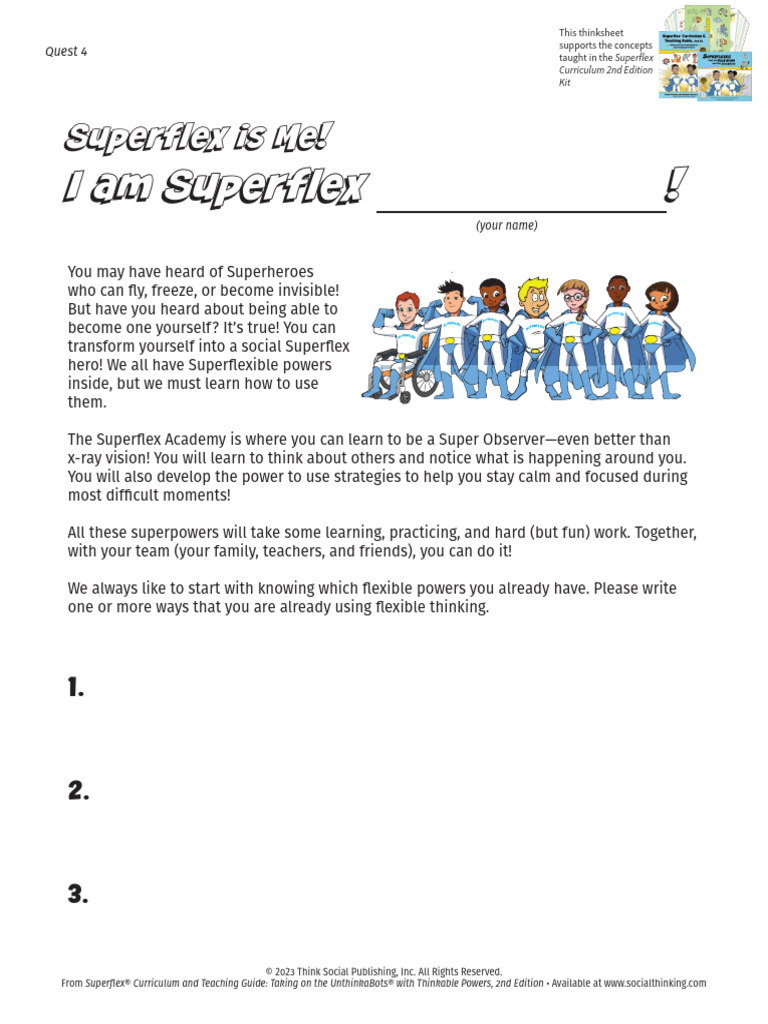 thinksheet-superflex-is-me | PDF