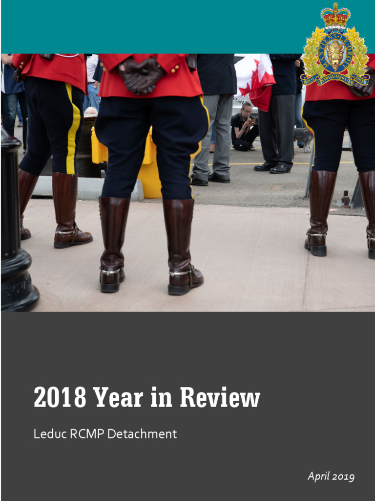 RCMP FINAL 2018 Year in Review - 1 | PDF | Speed Limit | Crimes