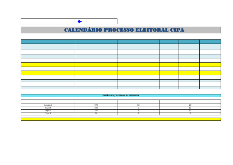Calendário Eleitoral CIPA 2024/2025 | PDF | Eleições | Governo
