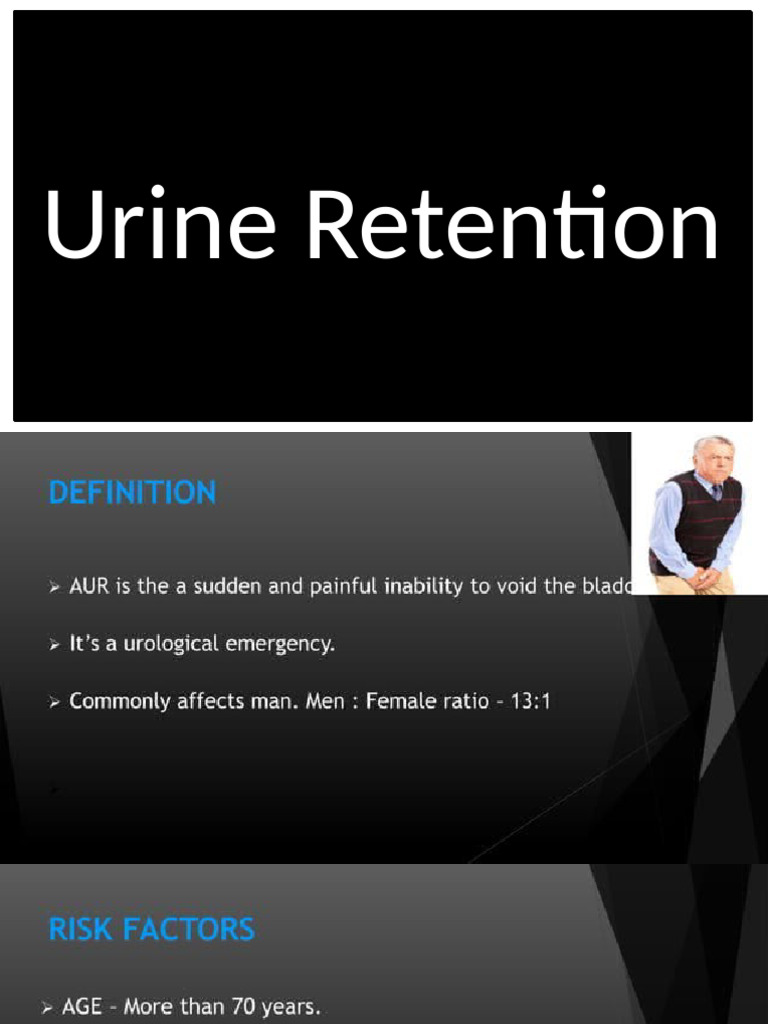 Urine Retention | PDF