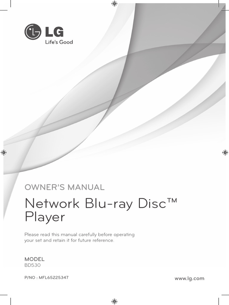 Manual LG-BD530 | PDF | Hdmi | Blu Ray