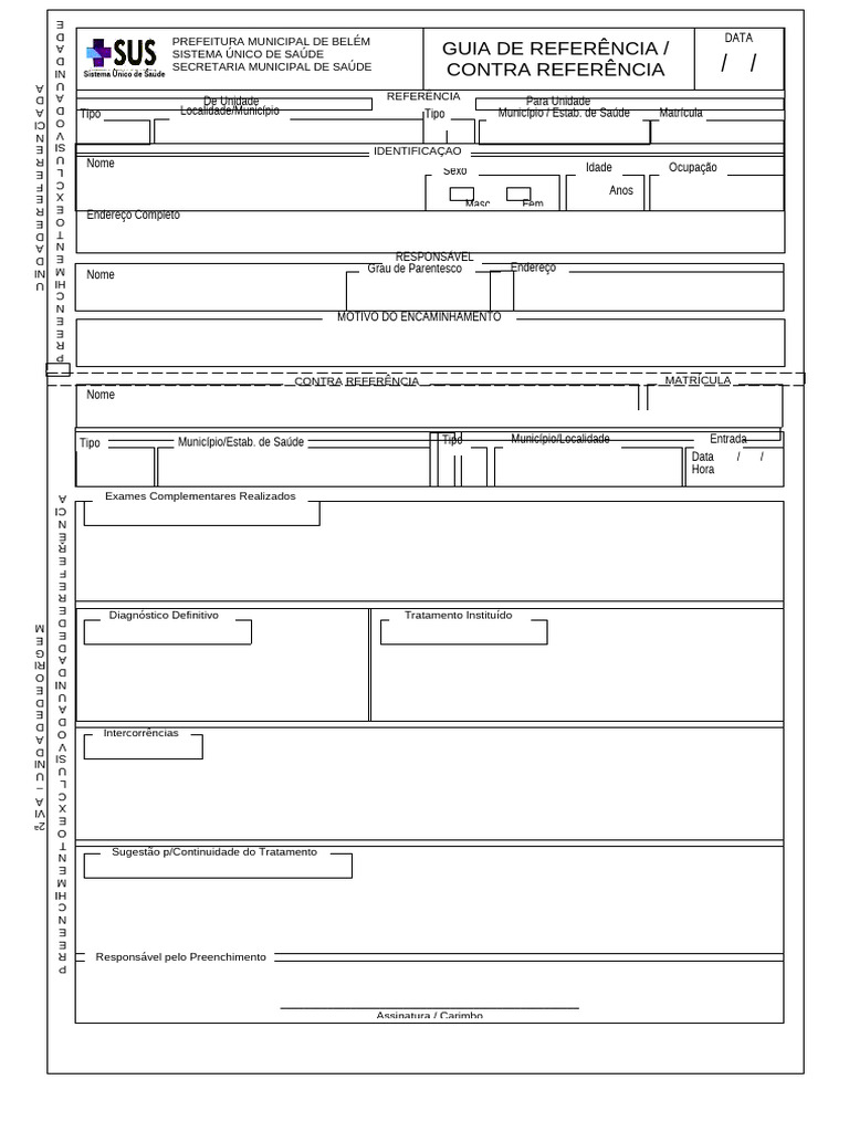 Guia de Referência e Contra Referência | PDF | Sistema de saúde | Ciências da Saúde
