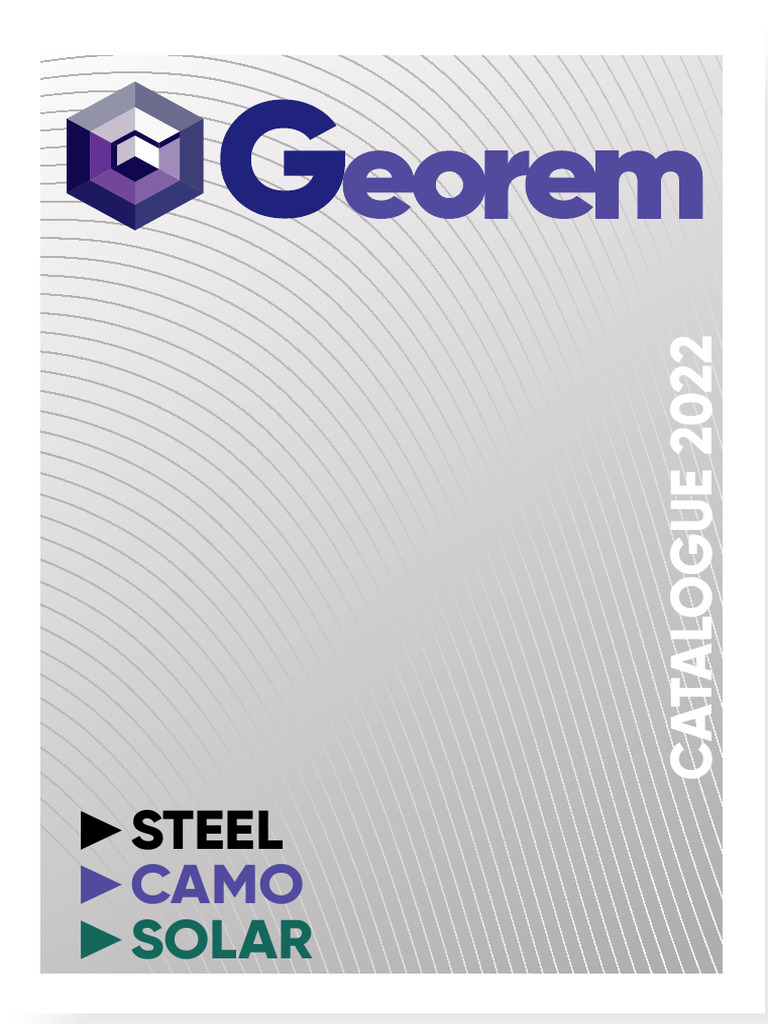GEOREM Draft - Catalogue 2022 Draft | PDF