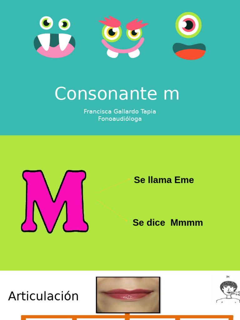 Consonante M - 1 | PDF