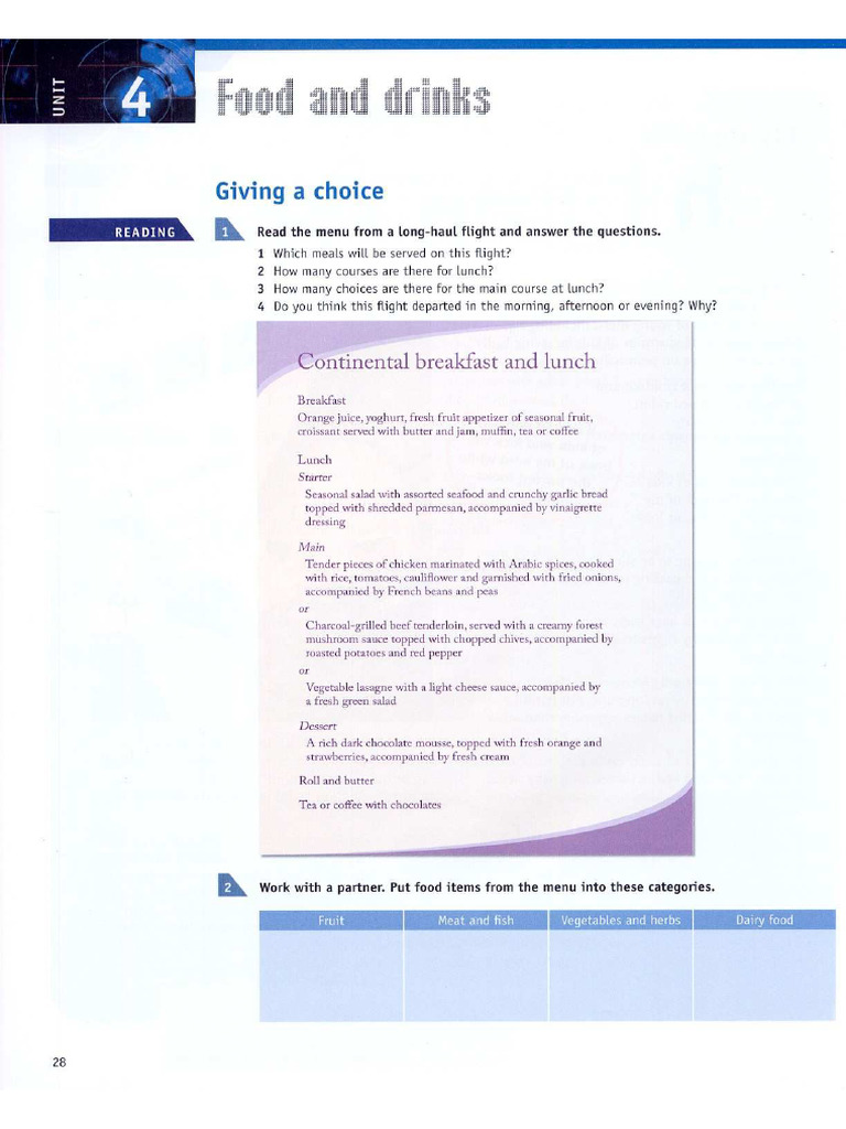 Unit 4. English-for-Cabin-Crew-SB-1 | PDF