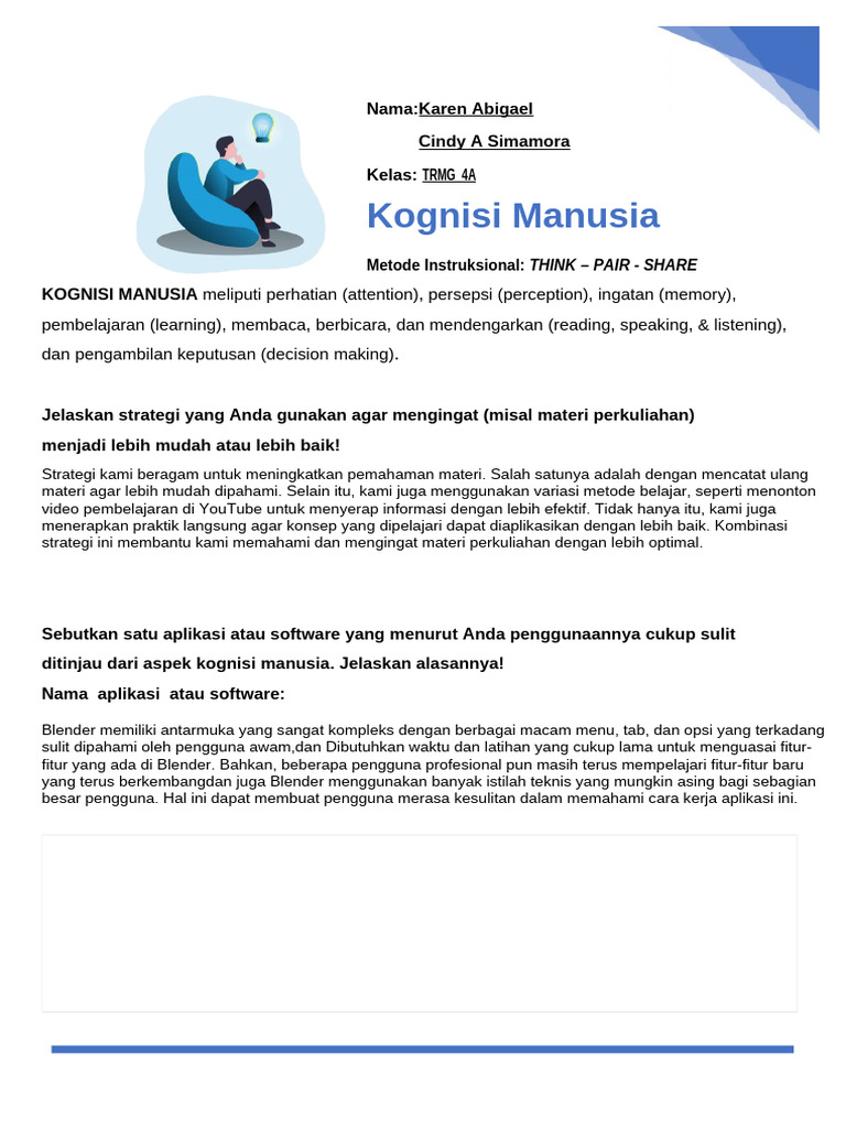Lembar Kerja Kognisi | PDF