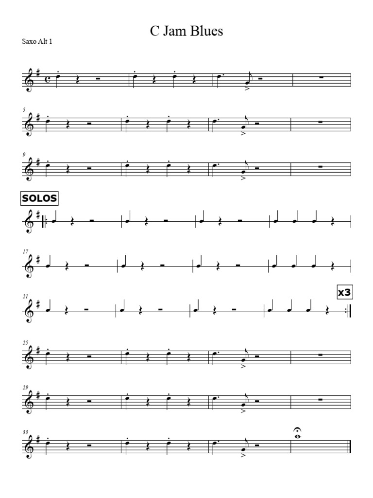 C Jam Blues | PDF
