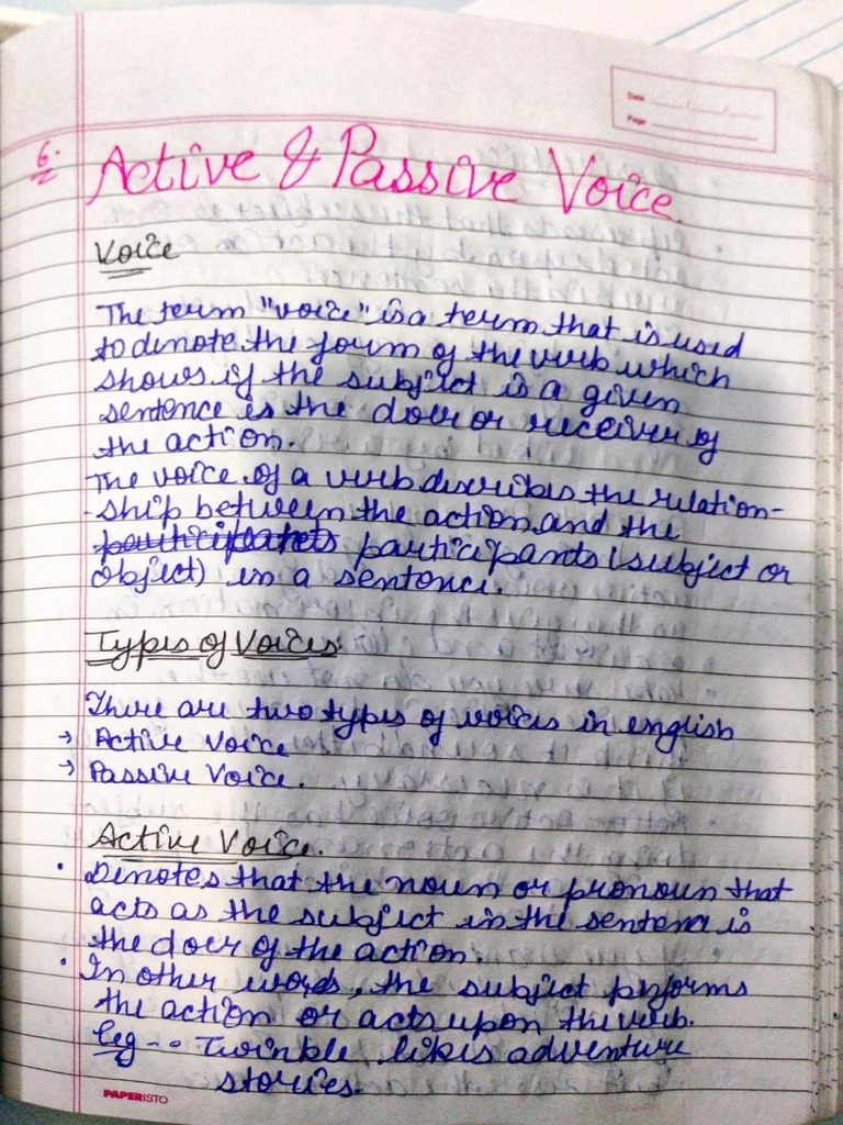 Active and Passive Voice | PDF