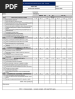 Check List de Bateria | PDF
