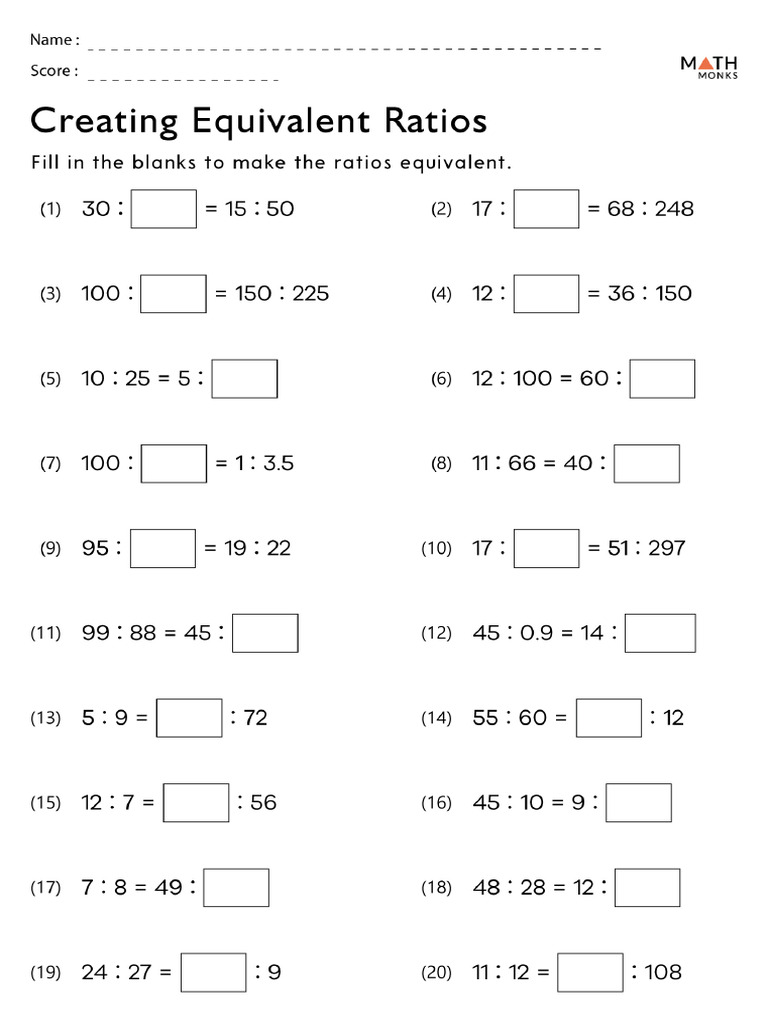 Finding-Equivalent-Ratios-Worksheet | PDF