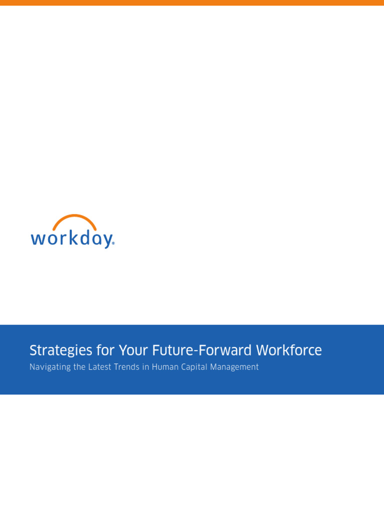 Workday Future Talent Strategies | PDF | Employment | Human Capital