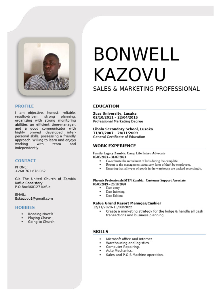 1741589737683_BONWELL KAZOVU CV | PDF | Computing | Business