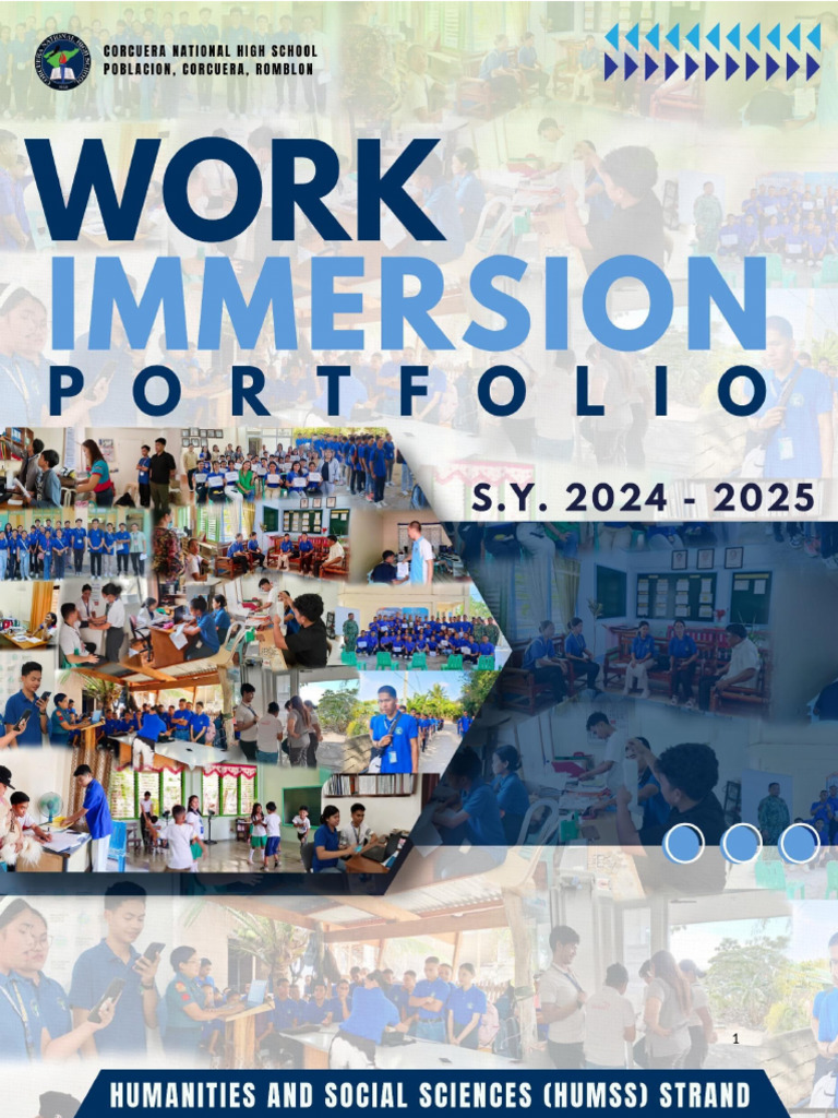 Work Immersion Template Sy 24 25 | PDF | Disciplines | Learning