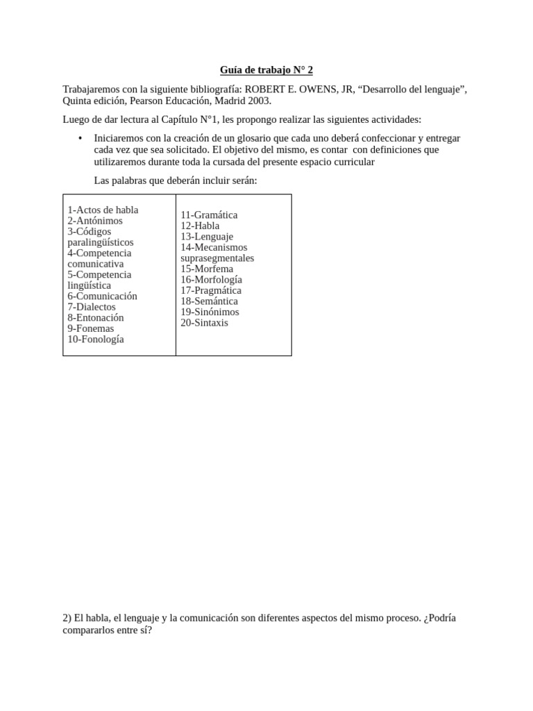 2 - Guia - de - Lectura - TP2 | PDF | Palabra | Oración (Lingüística)
