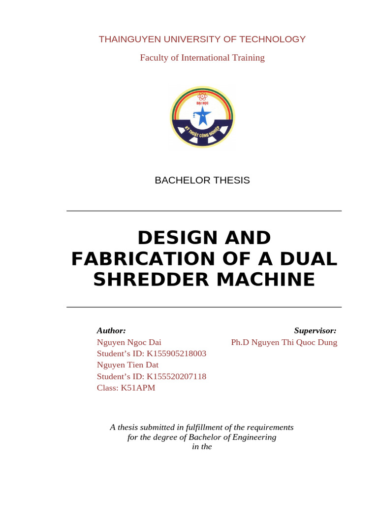 Bachelor Thesis | PDF | Belt (Mechanical) | Gear