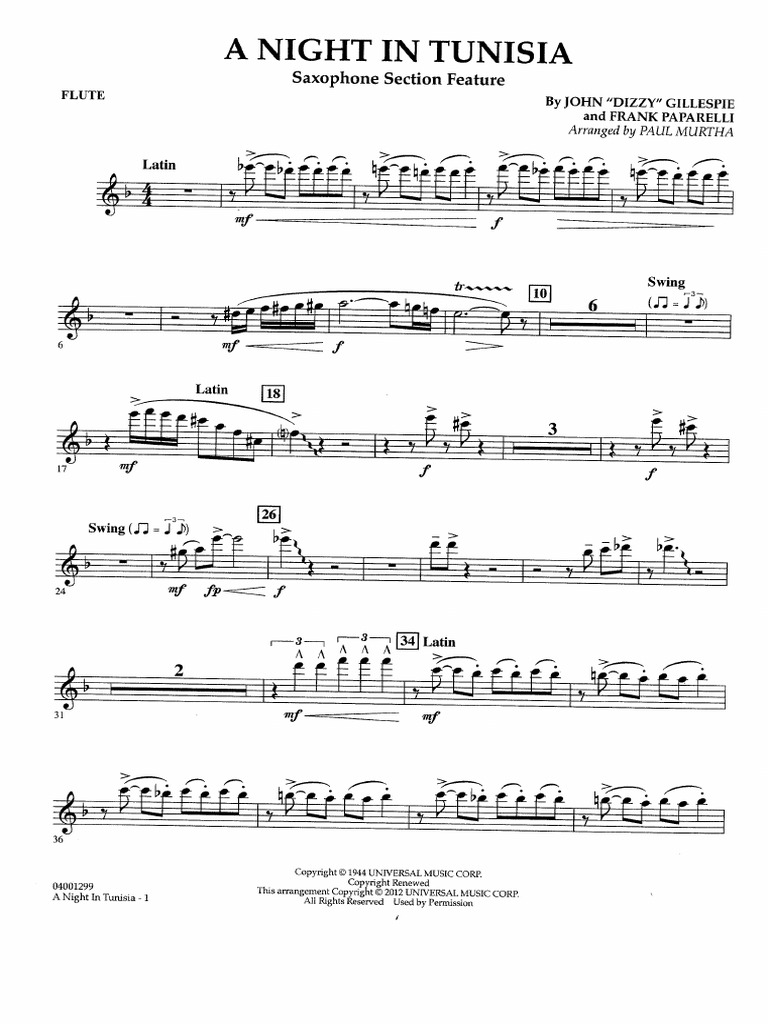 Tunisia Flauto | PDF